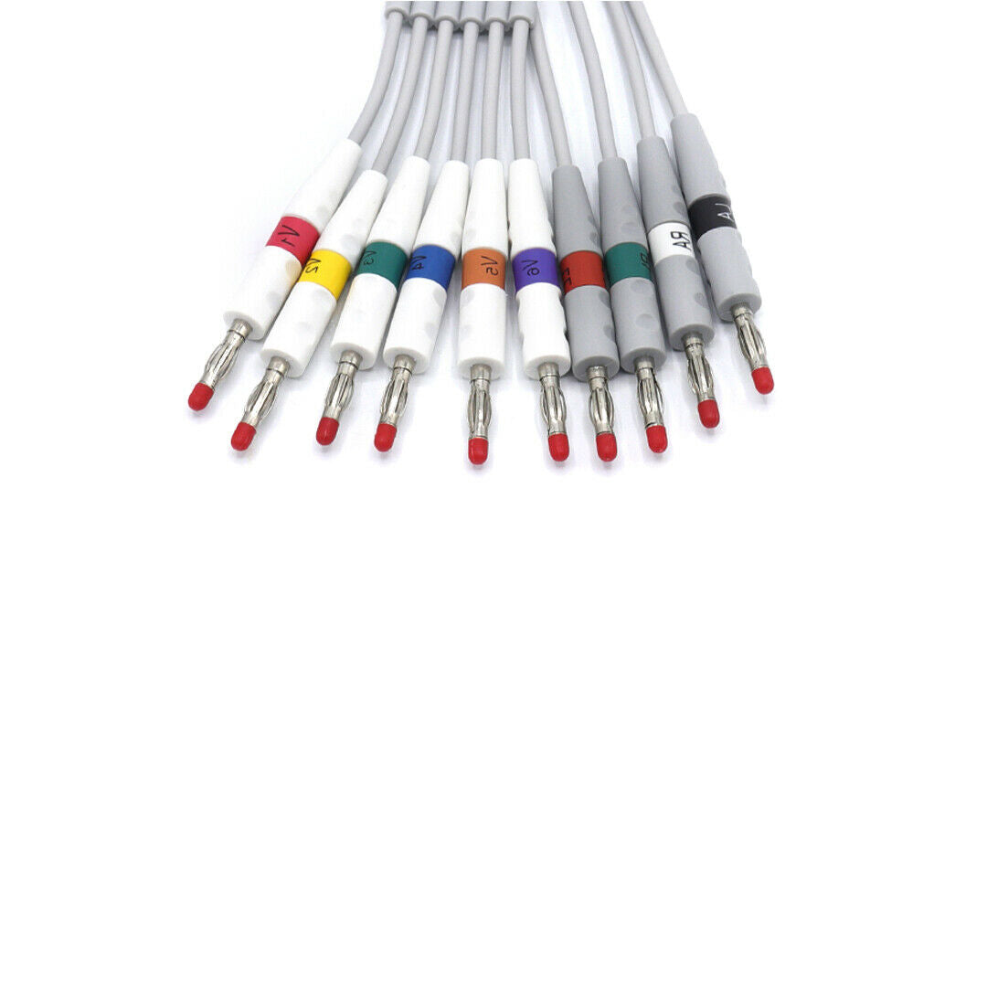 Philips Compatible 12 Lead ECG Leadwires for Pagewriter Trim Module ...